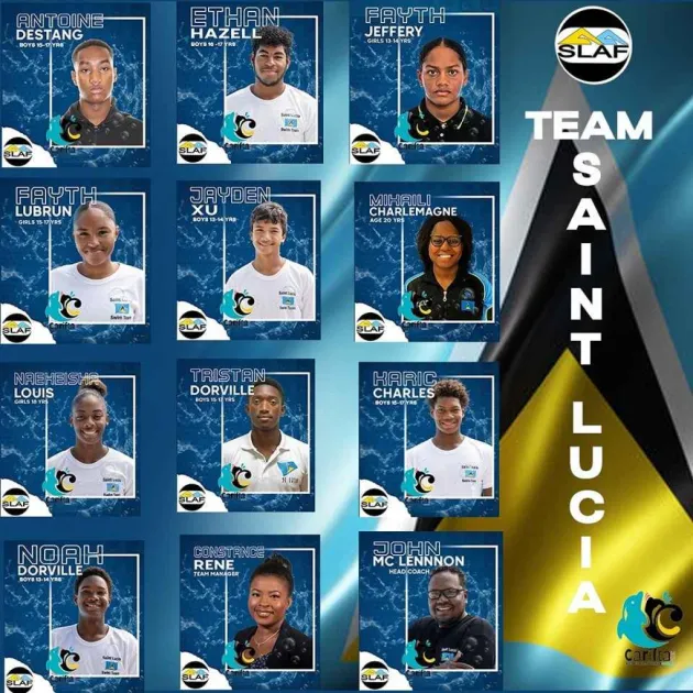 Team Saint Lucia is all set to participate in XXXVII CARIFTA Aquatics ...