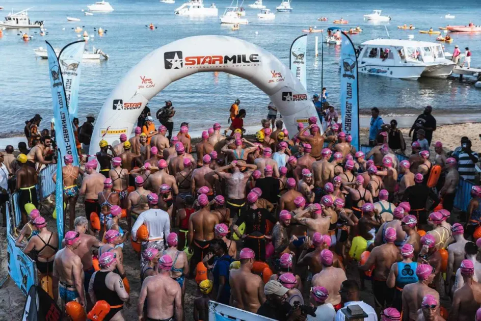 Nevis to St Kitts Cross Channel Swim turns out huge success with 300 ...