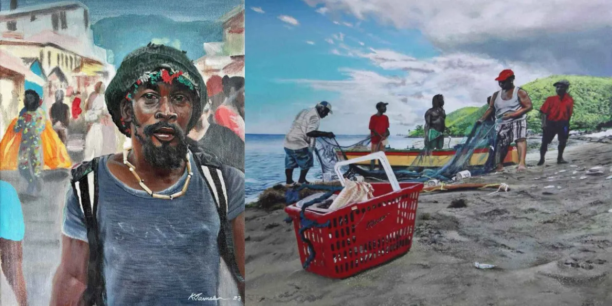 Paintings of local Dominican artist Kelvin James goes viral on Facebook ...