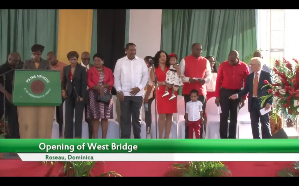 VIDEO: The Roseau West Bridge opening ceremony - WIC News