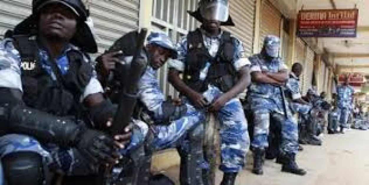Congo anti-riot police deploy at electoral commission before vote ...