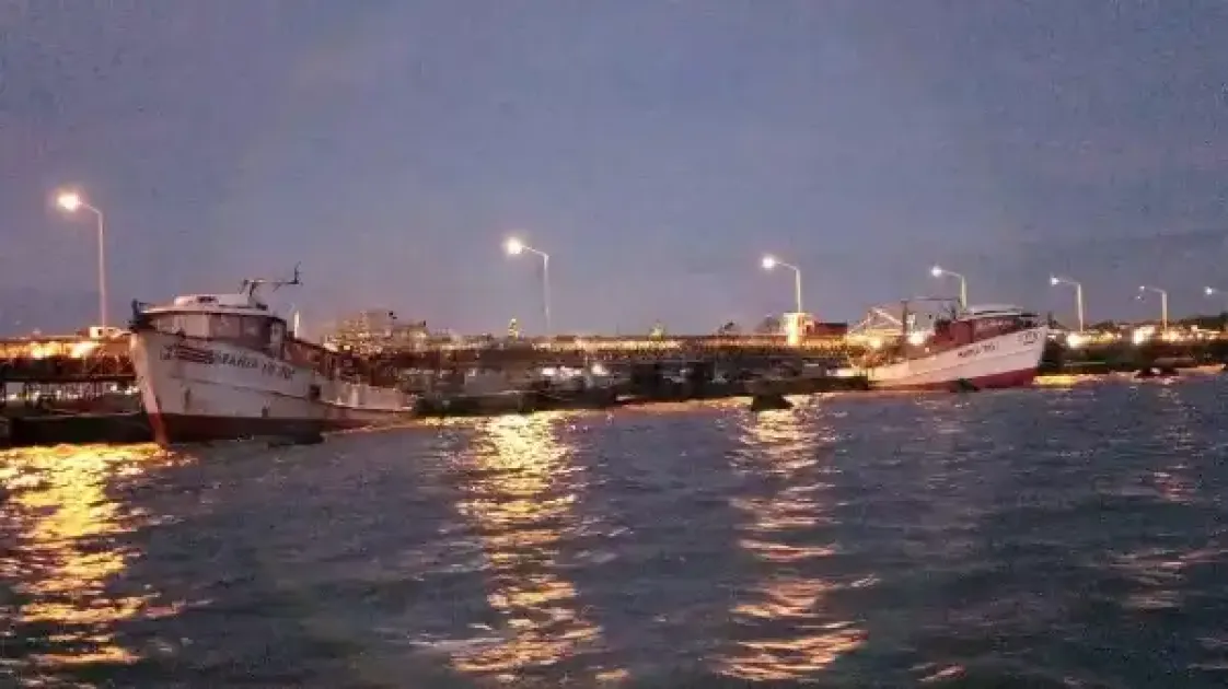 Huge vessels collide with Demerara Harbour Bridge in Guyana, sparking ...