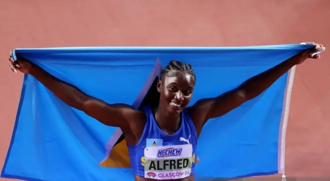 Saint Lucia's sprint queen Julien Alfred eyes Olympic victory in Paris ...