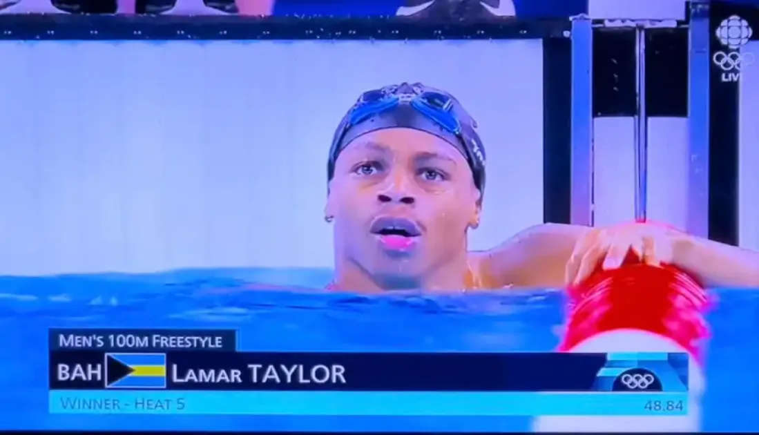 Bahamas: Swimmer Lamar Taylor sets new National Record at Olympics ...