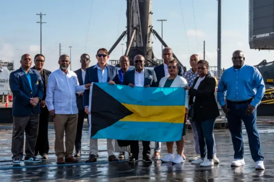 Bahamas set to make history: First-ever SpaceX Falcon 9 rocket booster ...