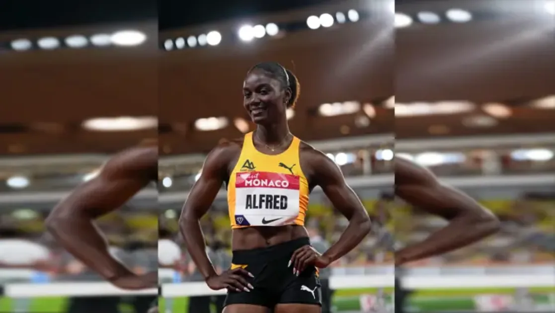 Julien Alfred sprints to 100m victory in Monaco with 10.79s, one of the ...
