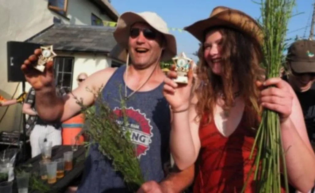 Bizarre British Tradition: World Stinging Nettle Eating Championships ...