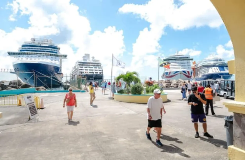 Over 11,000 visitors arrive in St Kitts as four major cruise ships dock ...