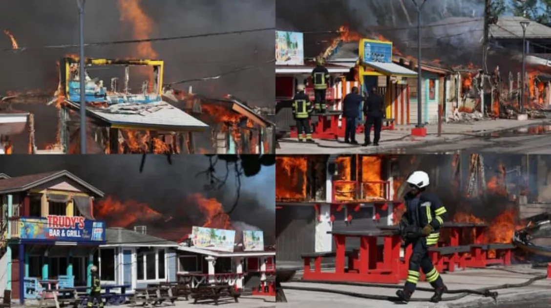 Bahamas: Massive fire sweeps through Fish Fry, destroying beloved ...