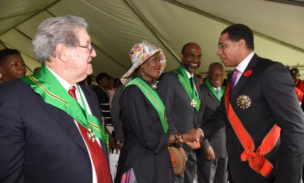 Jamaican receive national honours and awards for their contribution ...
