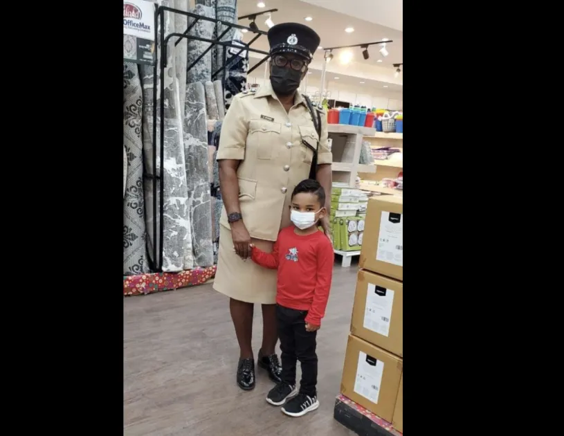 Read how a little kid made Guyanese police officer's day - WIC News