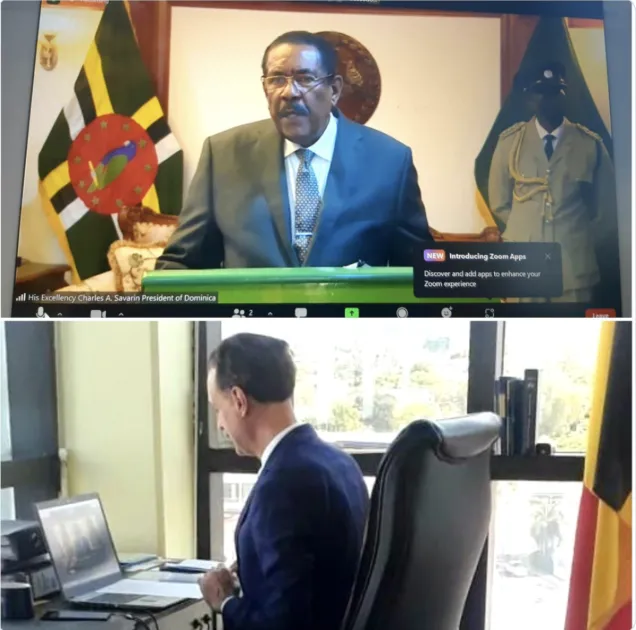 Dominica: Belgian Ambassador Hugo Verbist present credentials to ...